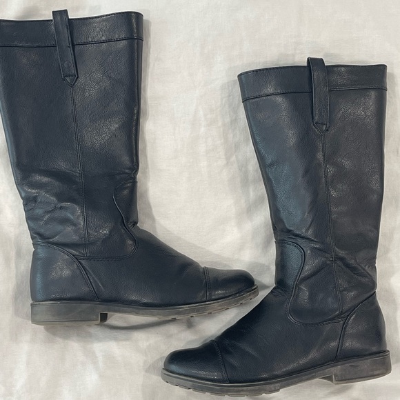 Stride Rite | Shoes | Stride Rite Black Vegan Leather Valerie Side Zip ...